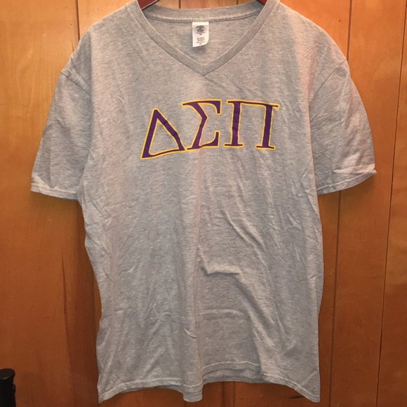 Tops | Delta Epsilon Pi Letter Tshirt | Poshmark